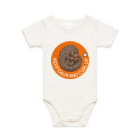 Infant Baby One-Piece: Keep Calm and Curl Up World Animal Protection ...